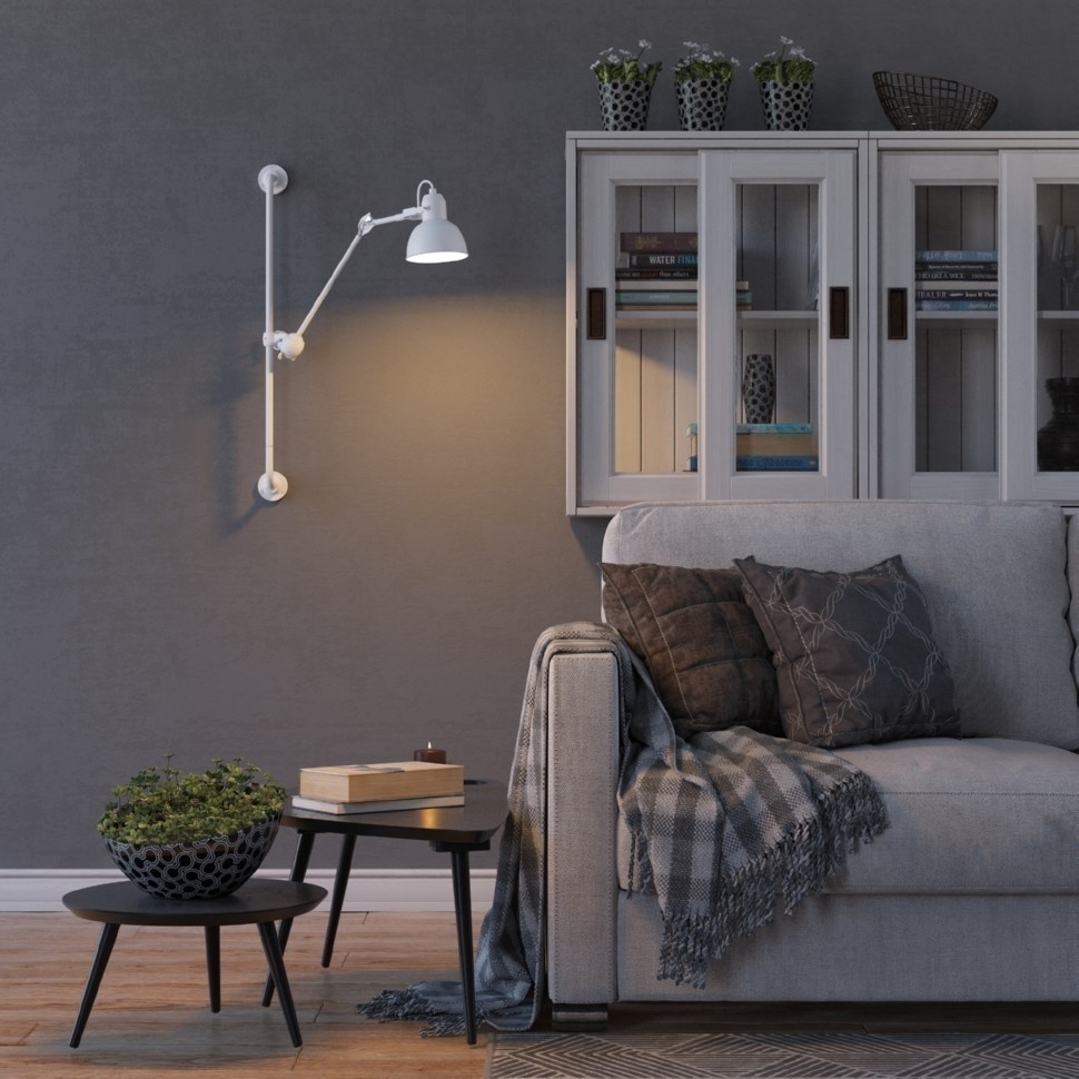 Настенный светильник на гибкой ножке Odeon Light 4126/1WA ARTA под ...